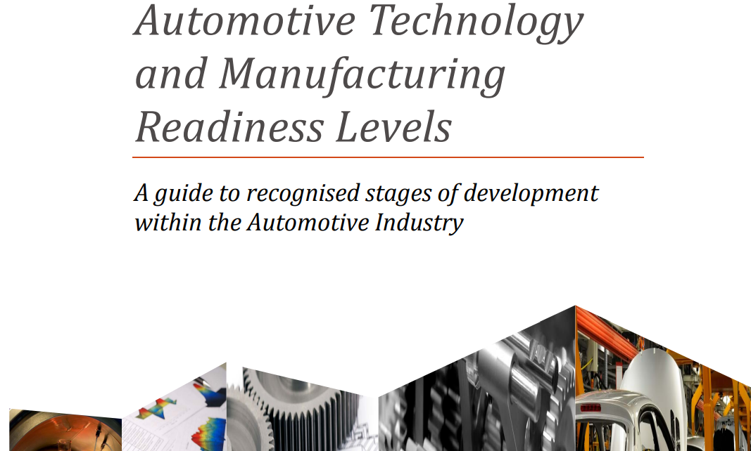 Automotive Technology and Manufacturing Readiness Levels Guidance ...